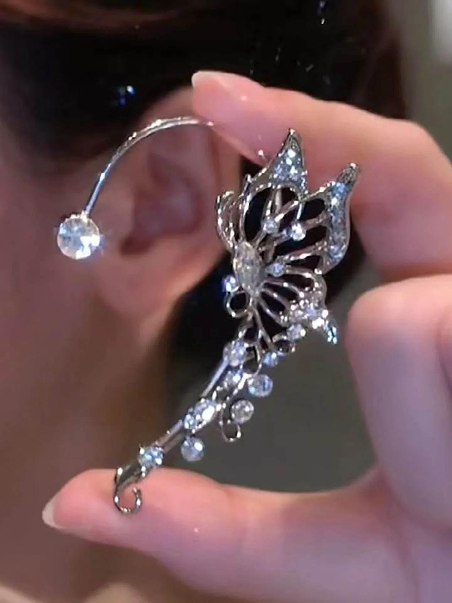 Rhinestone Artificial Jewellery -Ear Cuff | Savana | Bestsellers