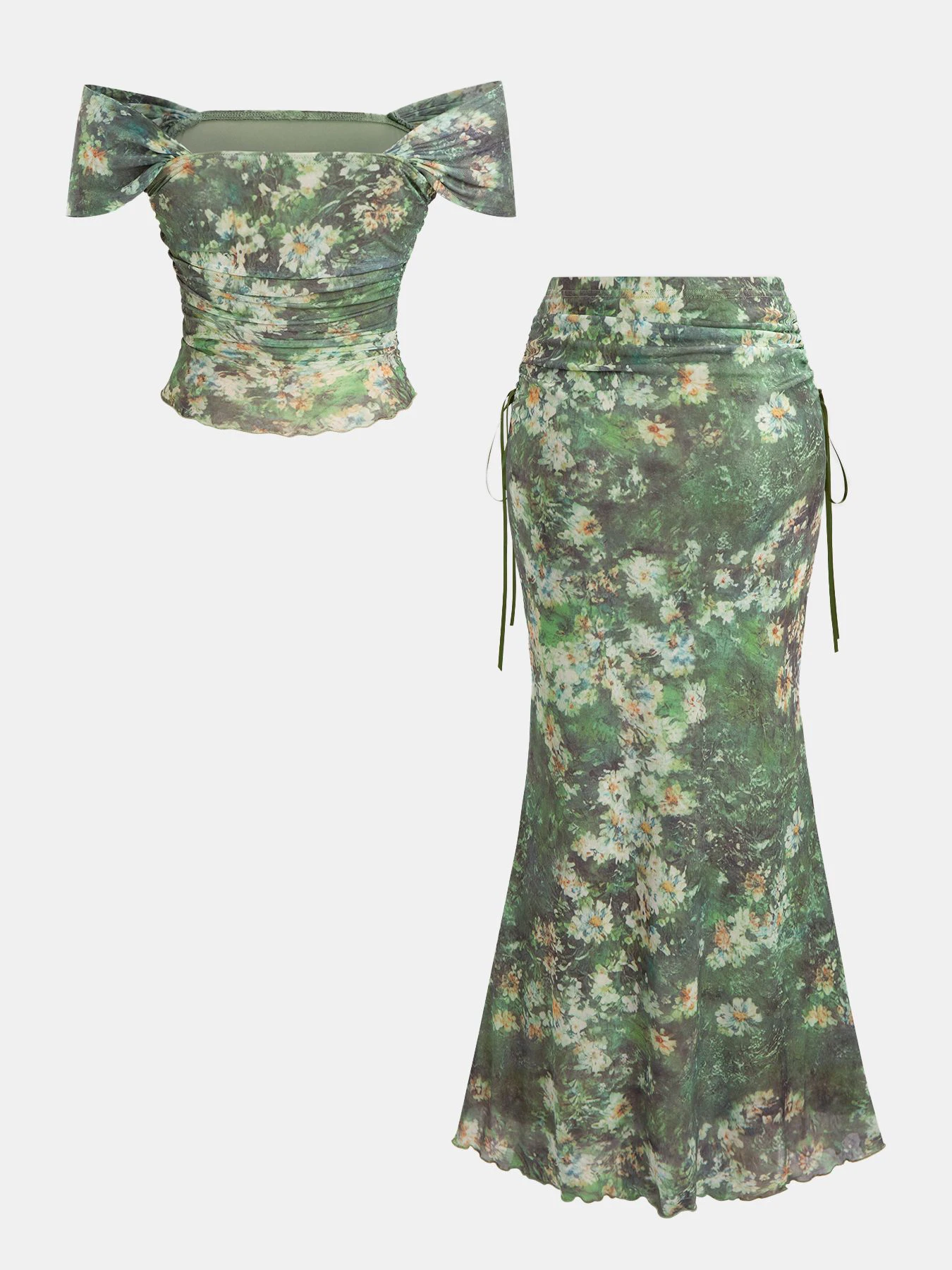 Monet Garden Watercolour Co-ord Set | Savana | Bestsellers