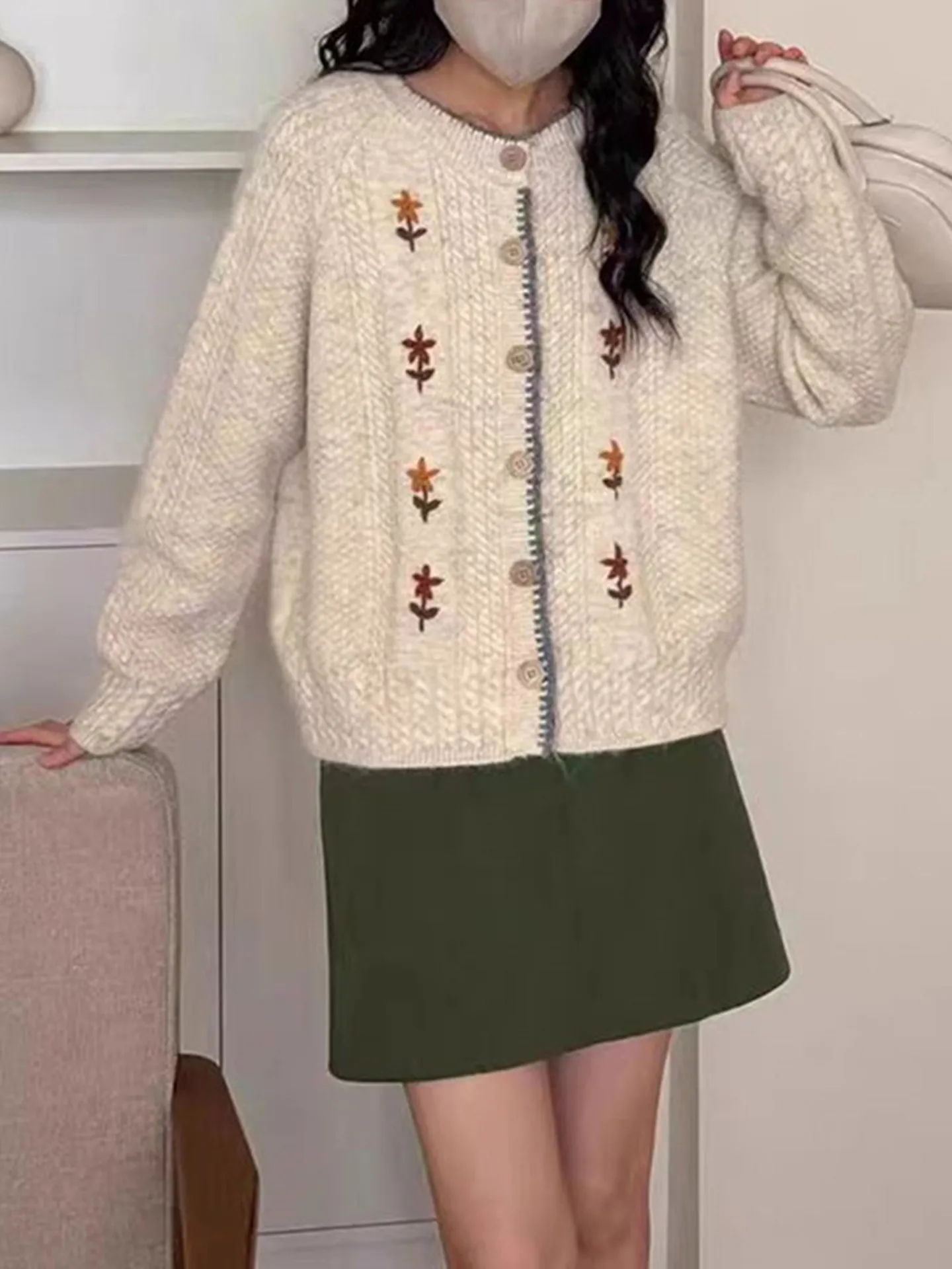 Embroidered Knit Cardigan | Savana | Bestsellers
