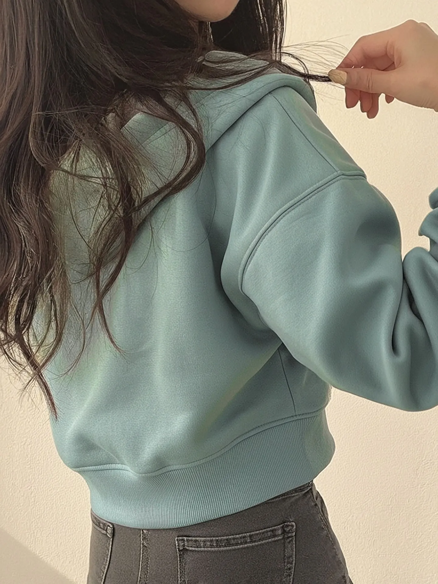 Pocket Zip Up Sweatshirt | Savana | Bestsellers