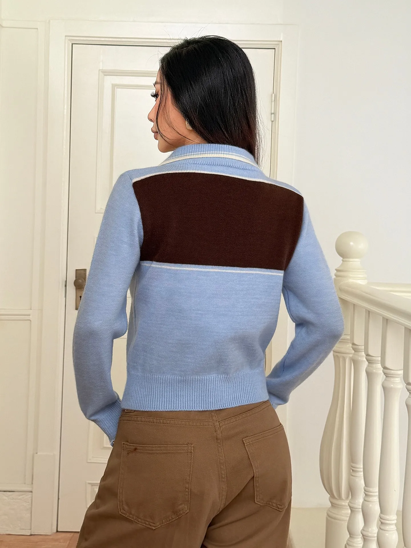 Contrast Knit Pullover | Savana | Bestsellers