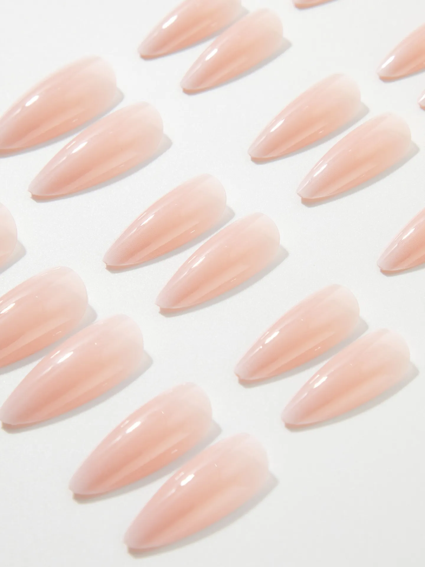 Nude Long Almond Shape Press On Nails | Savana | Bestsellers