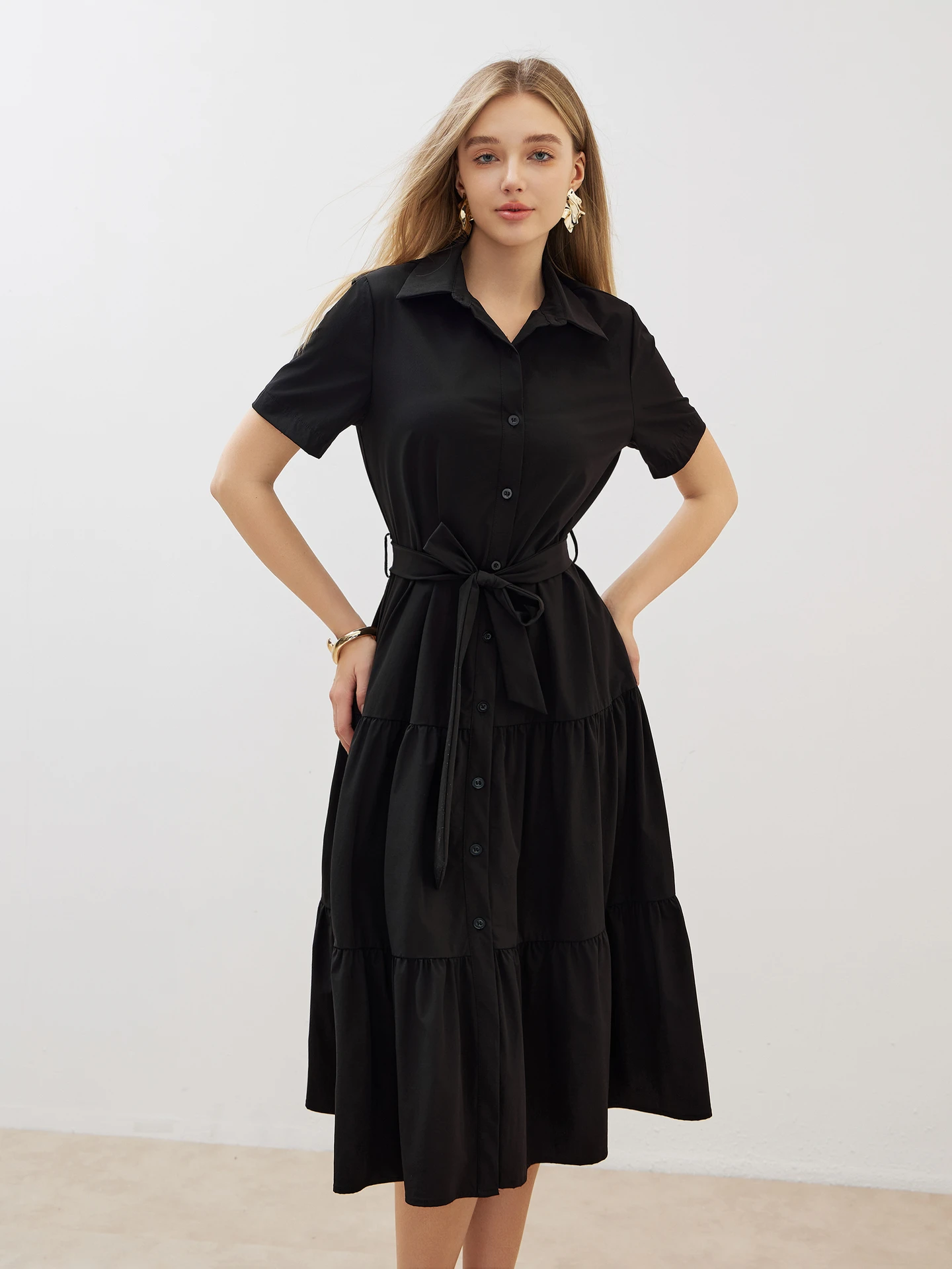 Belted Shirt Dress | Savana | Bestsellers