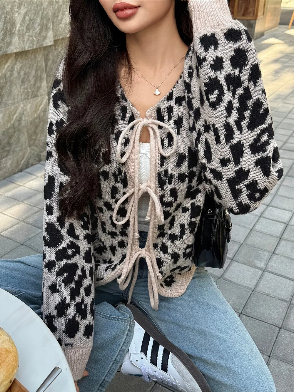 Jacquard Knit Cardigan | Savana | Bestsellers