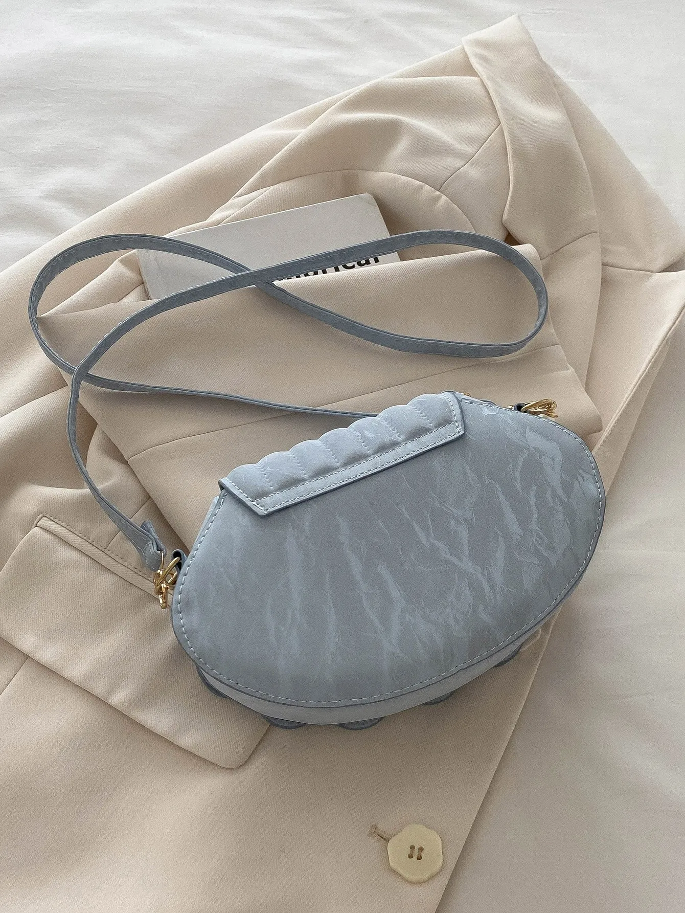 Solid Box Shoulder Bag | Savana | Bestsellers