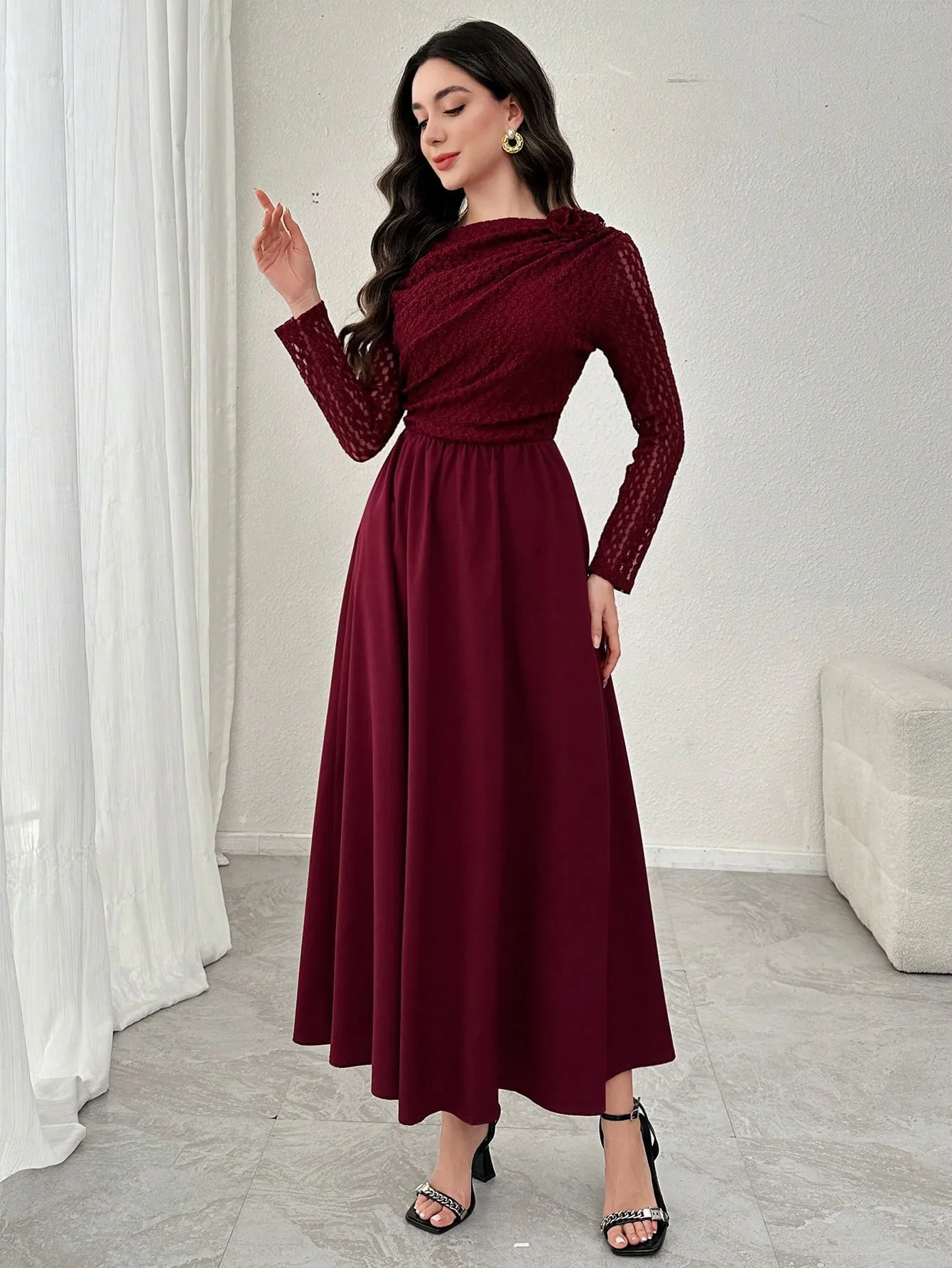 Sheer A-Line Dress | Savana | Bestsellers