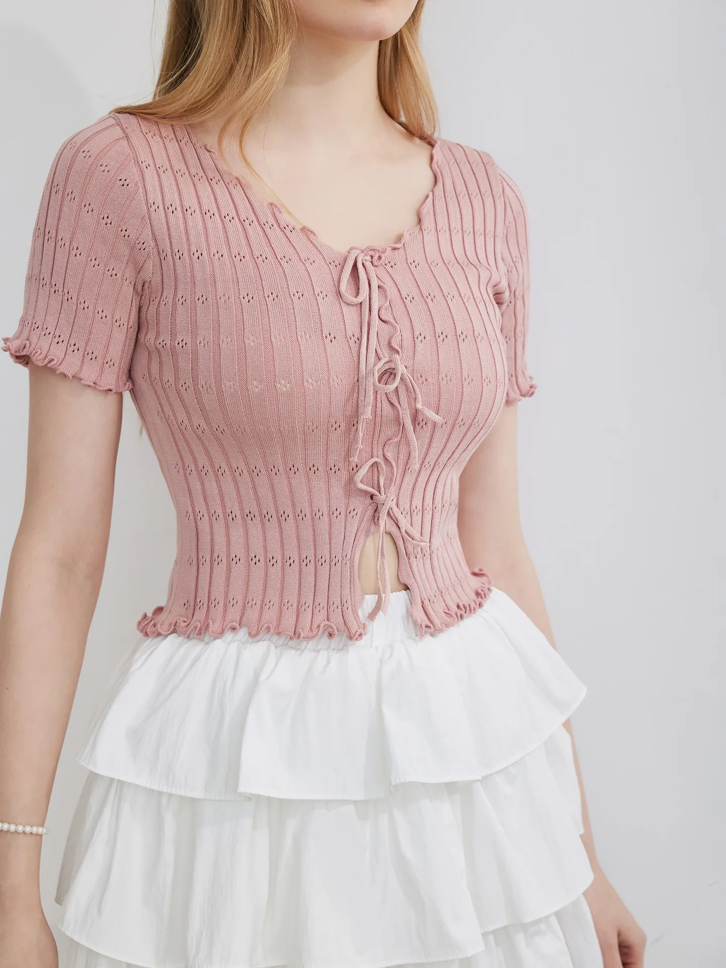 Openwork Knit Top | Savana | Bestsellers