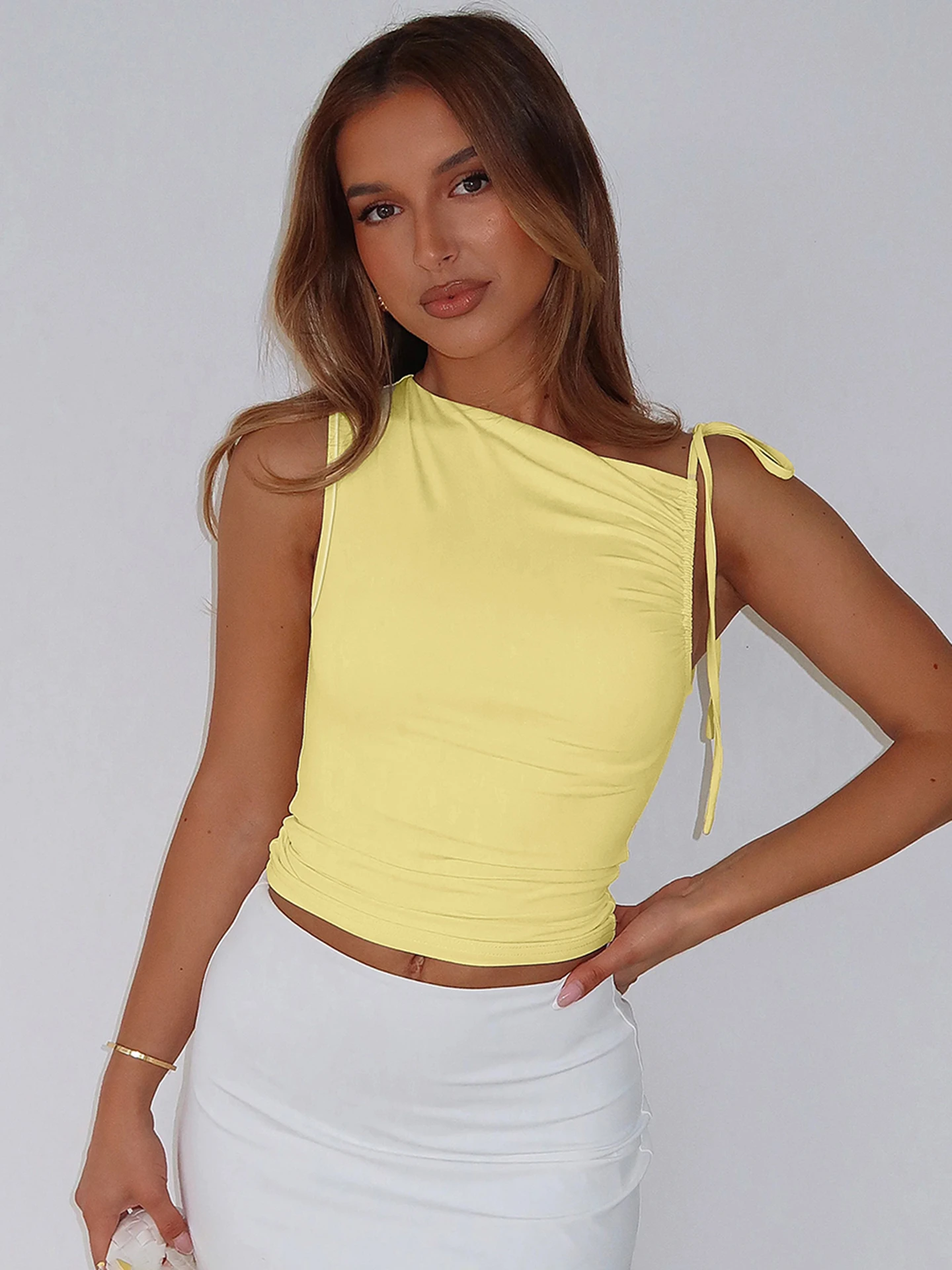 Side Tie Easy Tank Top | Savana | Bestsellers