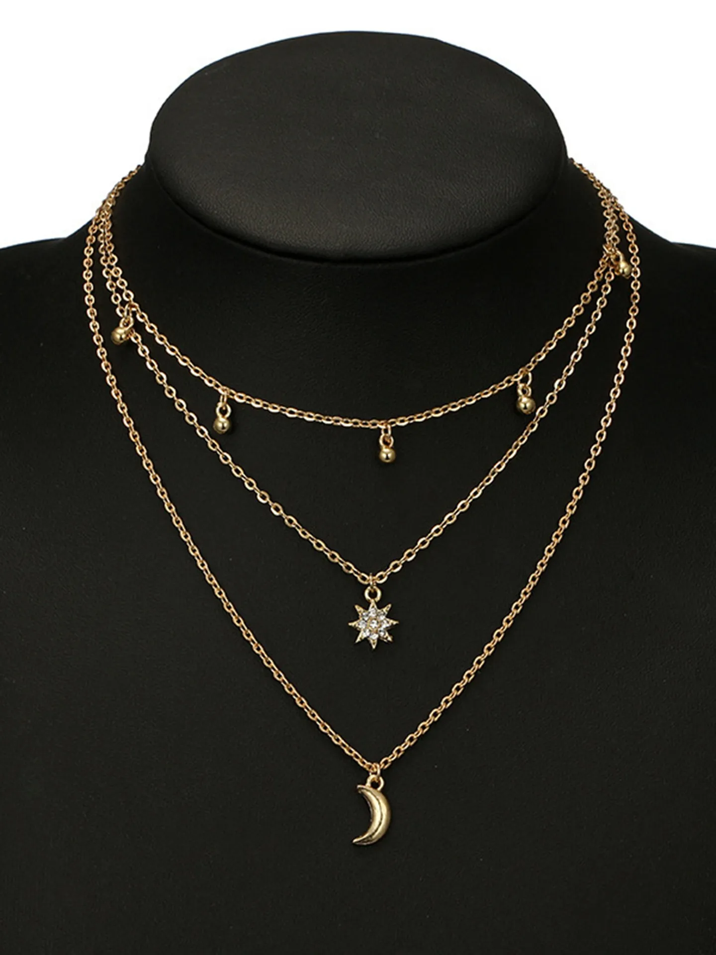 Moon Artificial Jewellery - Multi-Layer Necklace | Savana | Bestsellers