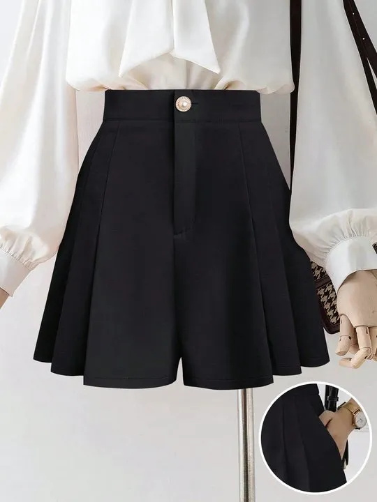 Drawstring A-Line Shorts | Savana | Bestsellers