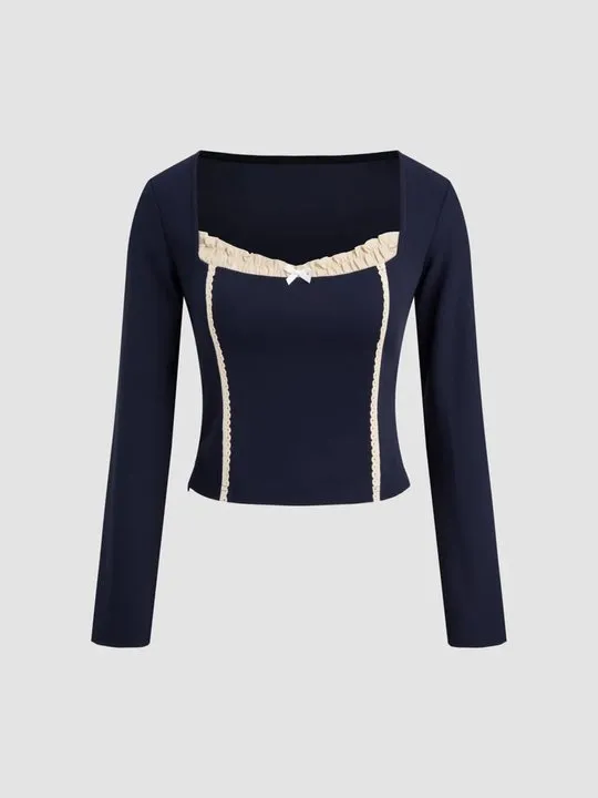 Lace-trimmed Top | Savana | Bestsellers