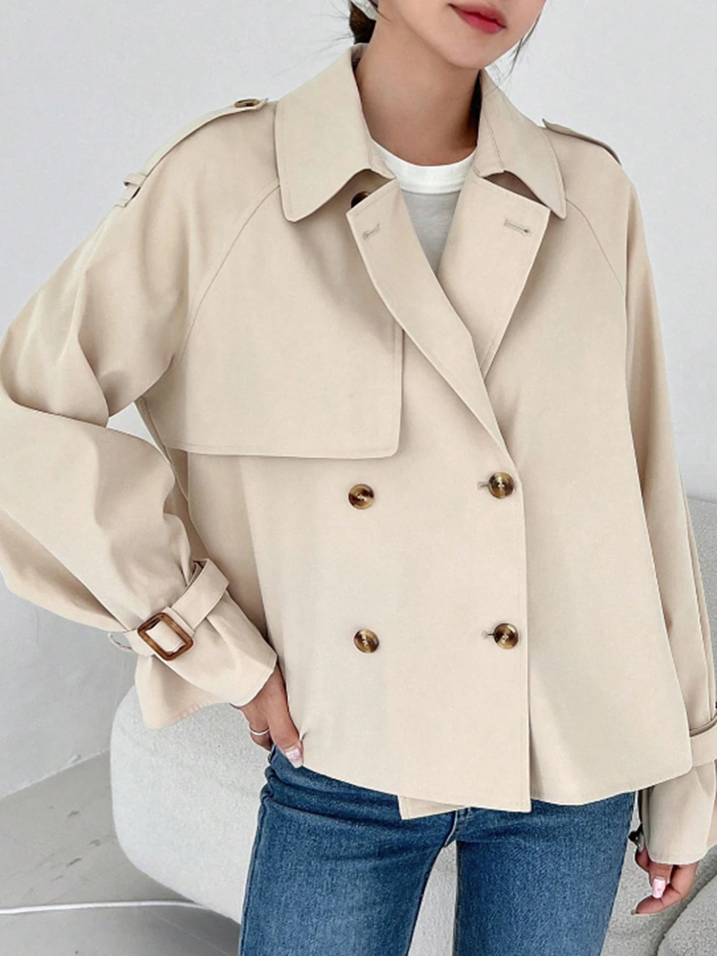 Front Flap Trench Coat | Savana | Bestsellers