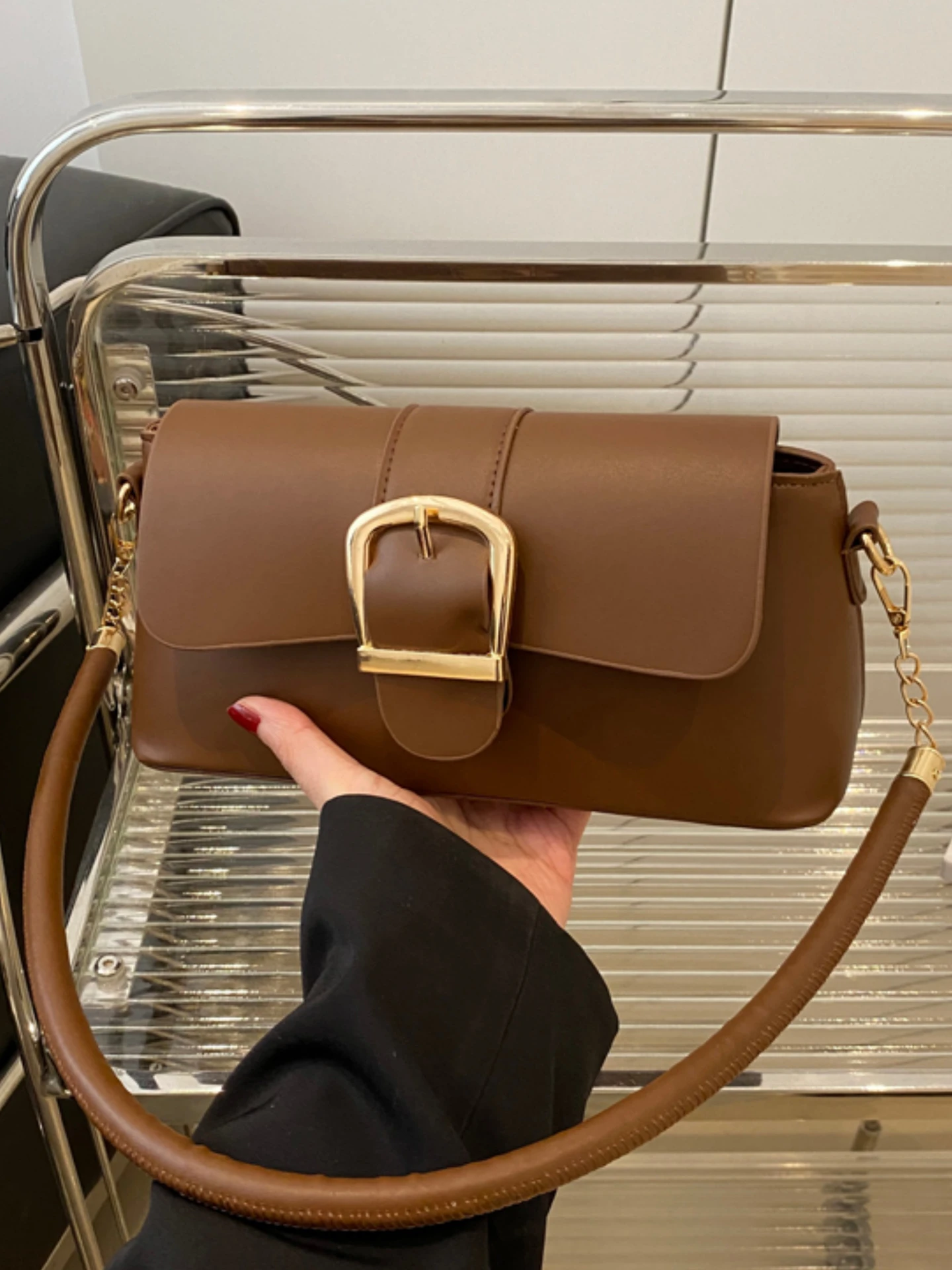 Metal Shoulder Bag | Savana | Bestsellers