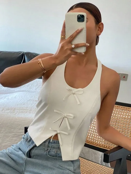 Bow Halter Top | Savana | Bestsellers