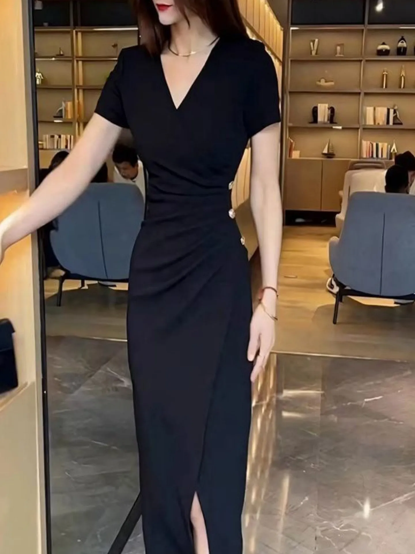 Button Bodycon Dress | Savana | Bestsellers