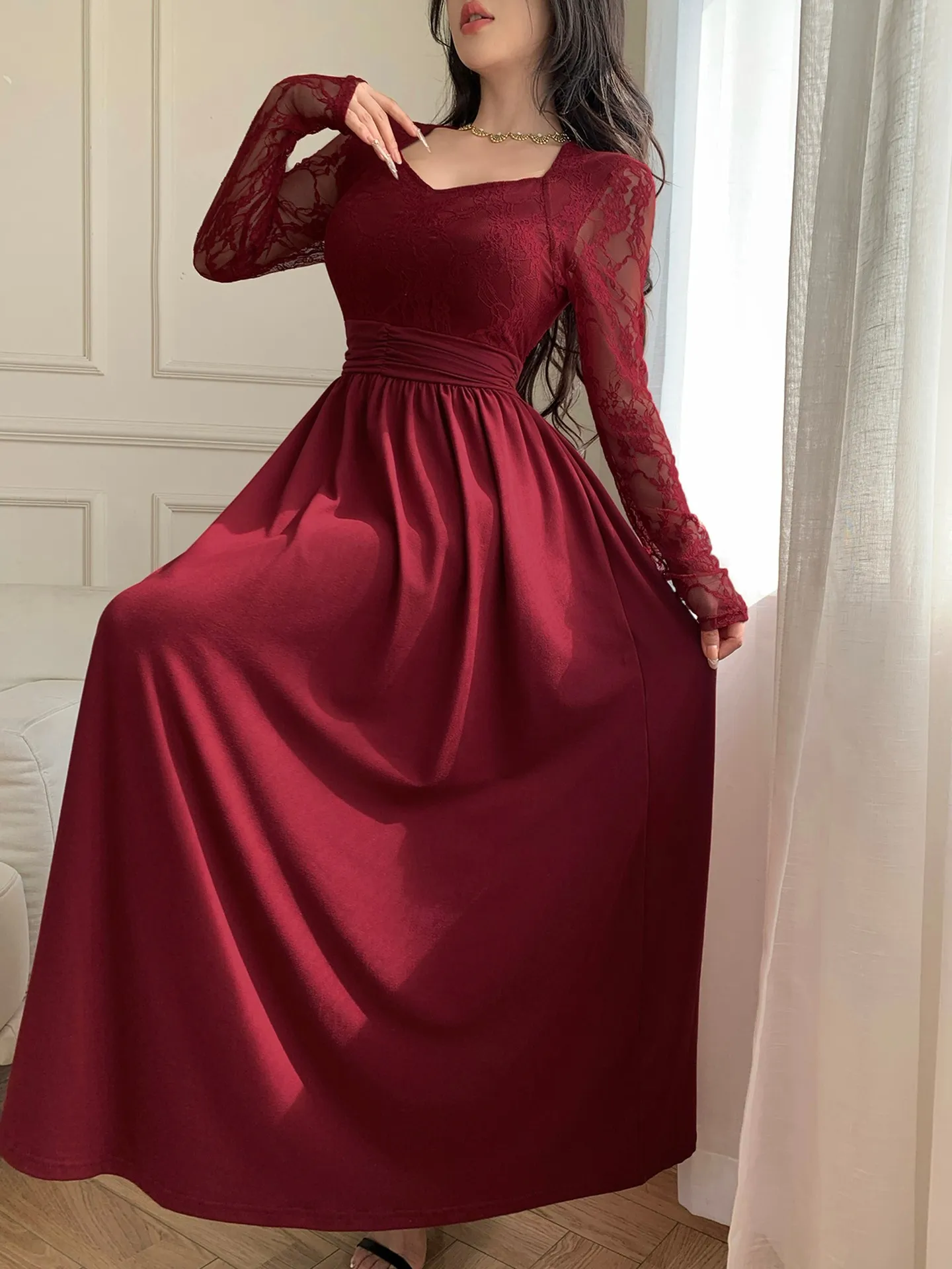 Sheer A-Line Dress | Savana | Bestsellers