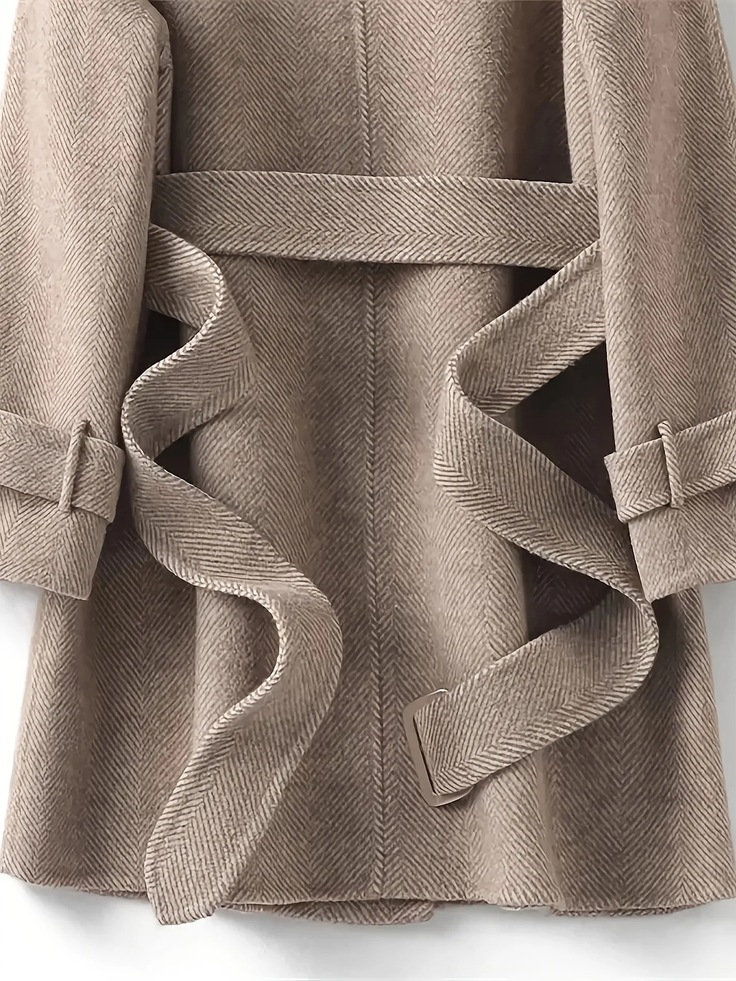 Asymmetric Wool Blend Coat | Savana | Bestsellers