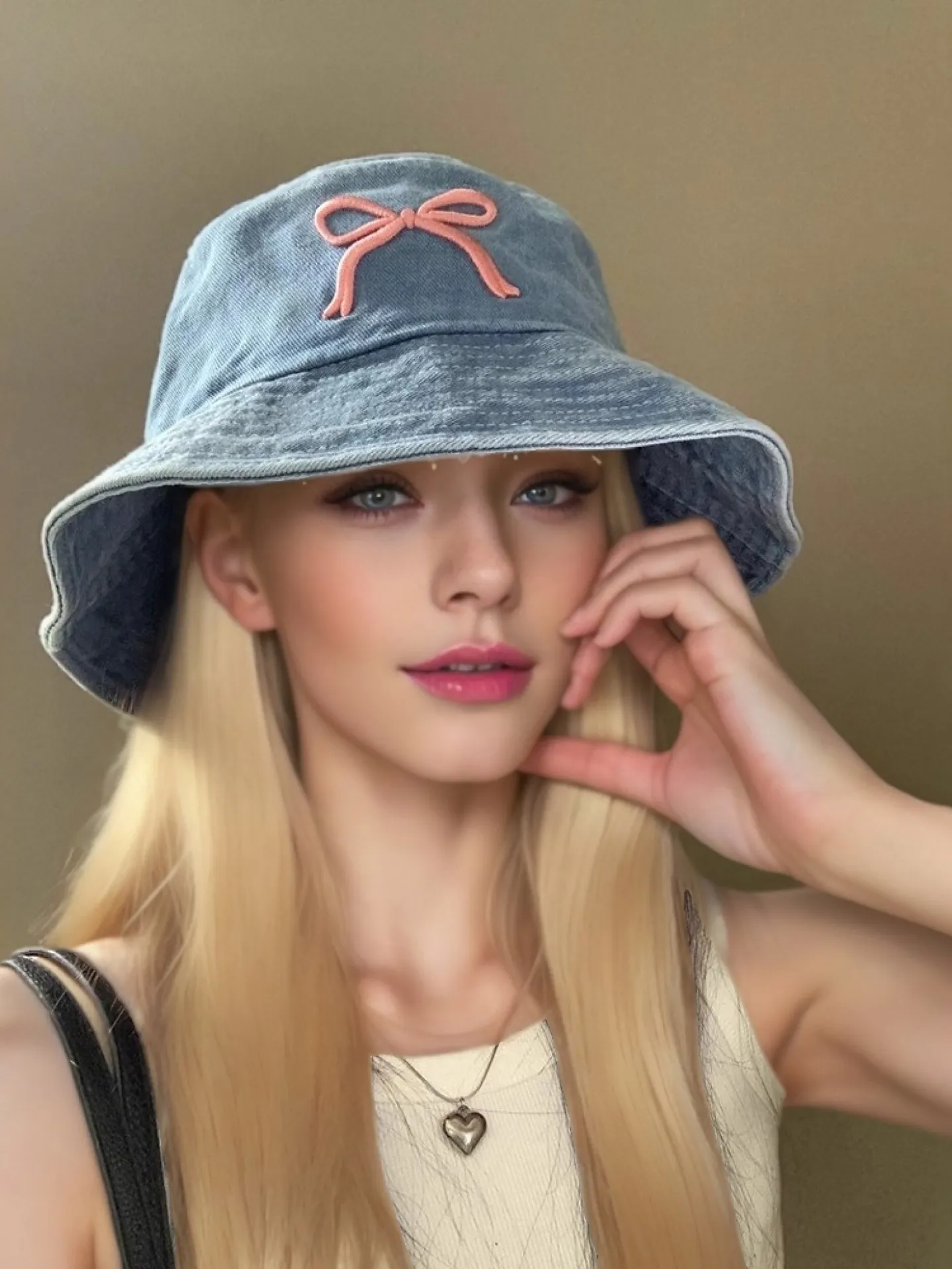 Embroidered Denim Hat | Savana | Bestsellers