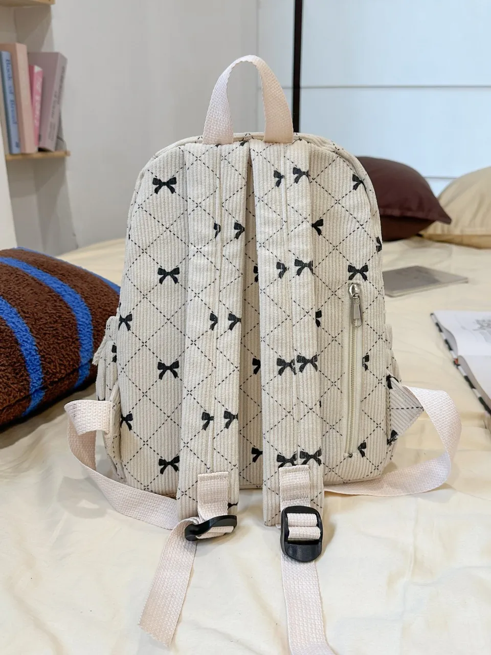 Bow Print School Backpack | Savana | Bestsellers
