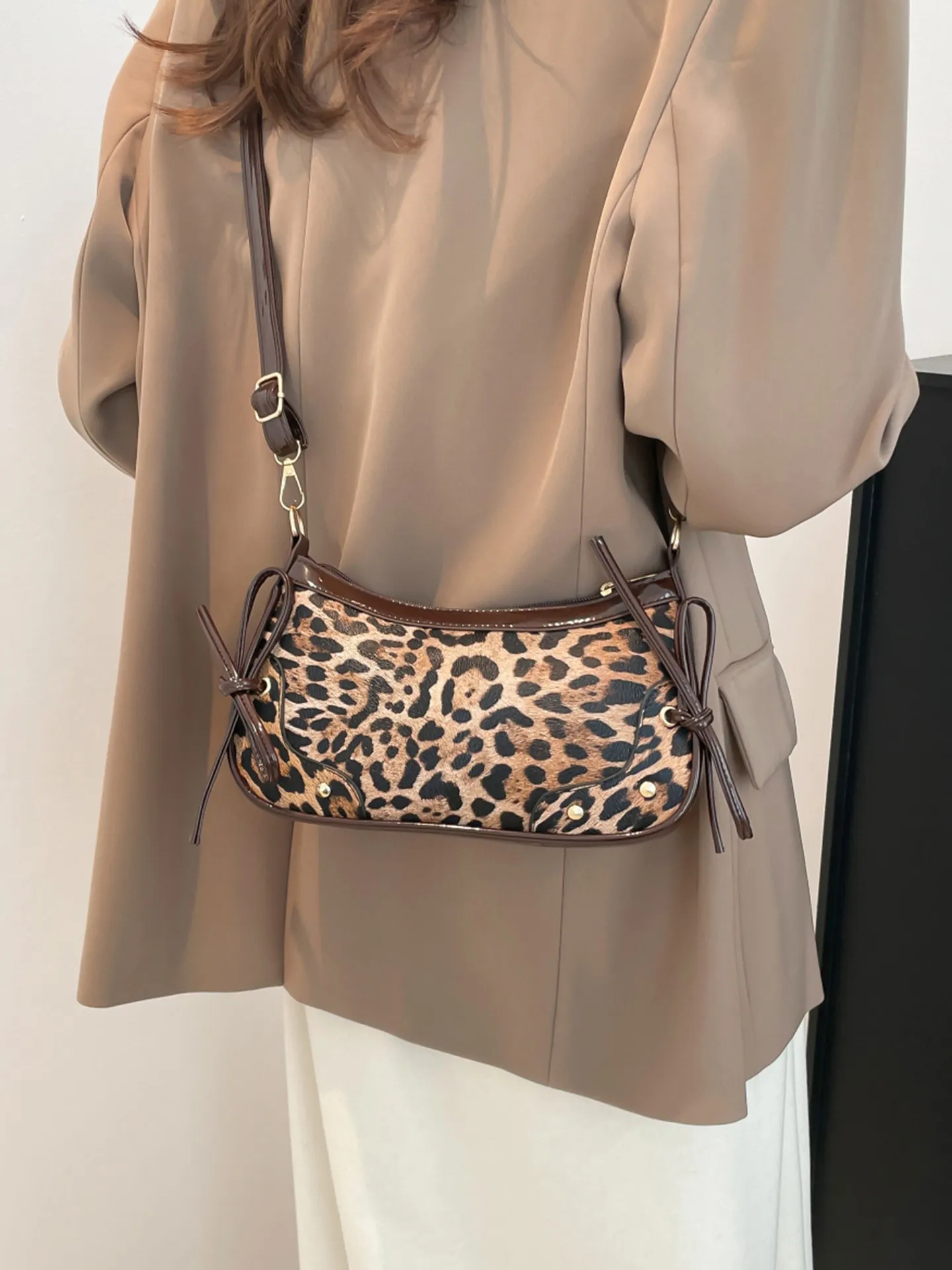 Leopard Print Shoulder Bag | Savana | Bestsellers