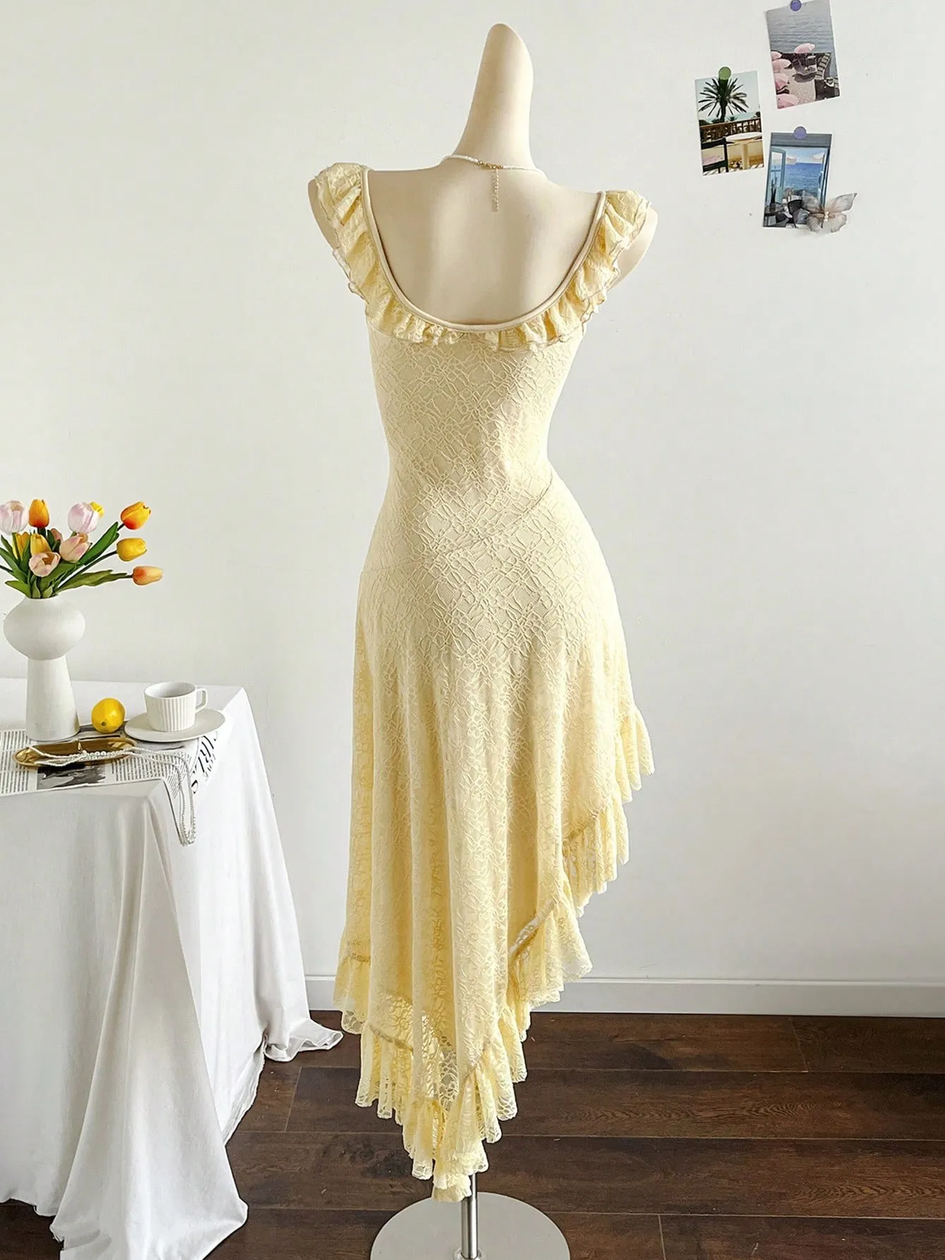 Ruffle A-Line Dress | Savana | Bestsellers