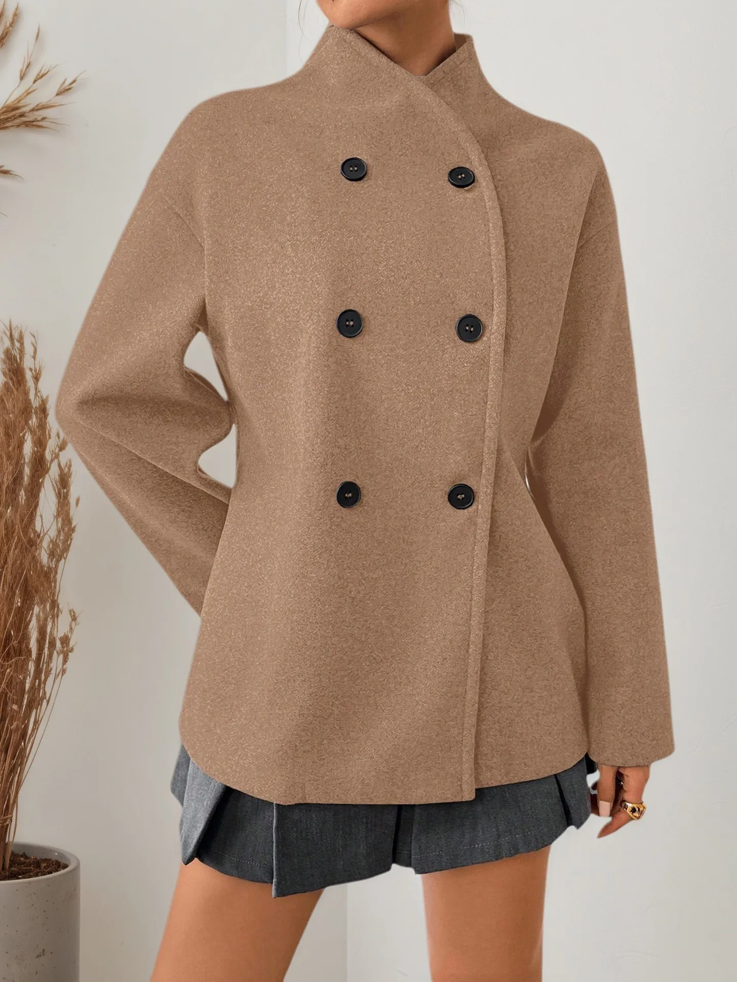 Button Pea Coat | Savana | Bestsellers
