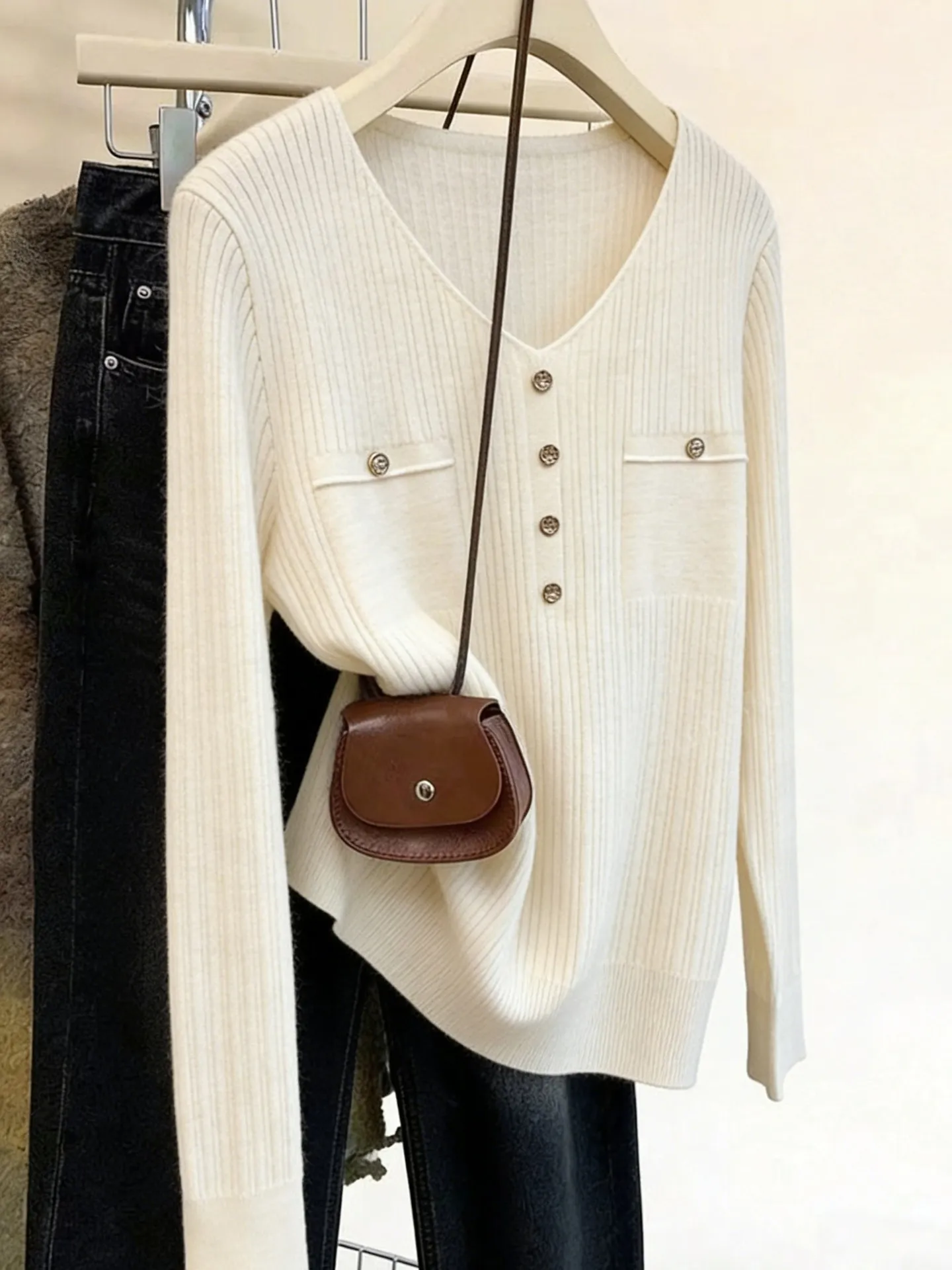 Button Knit Top | Savana | Bestsellers