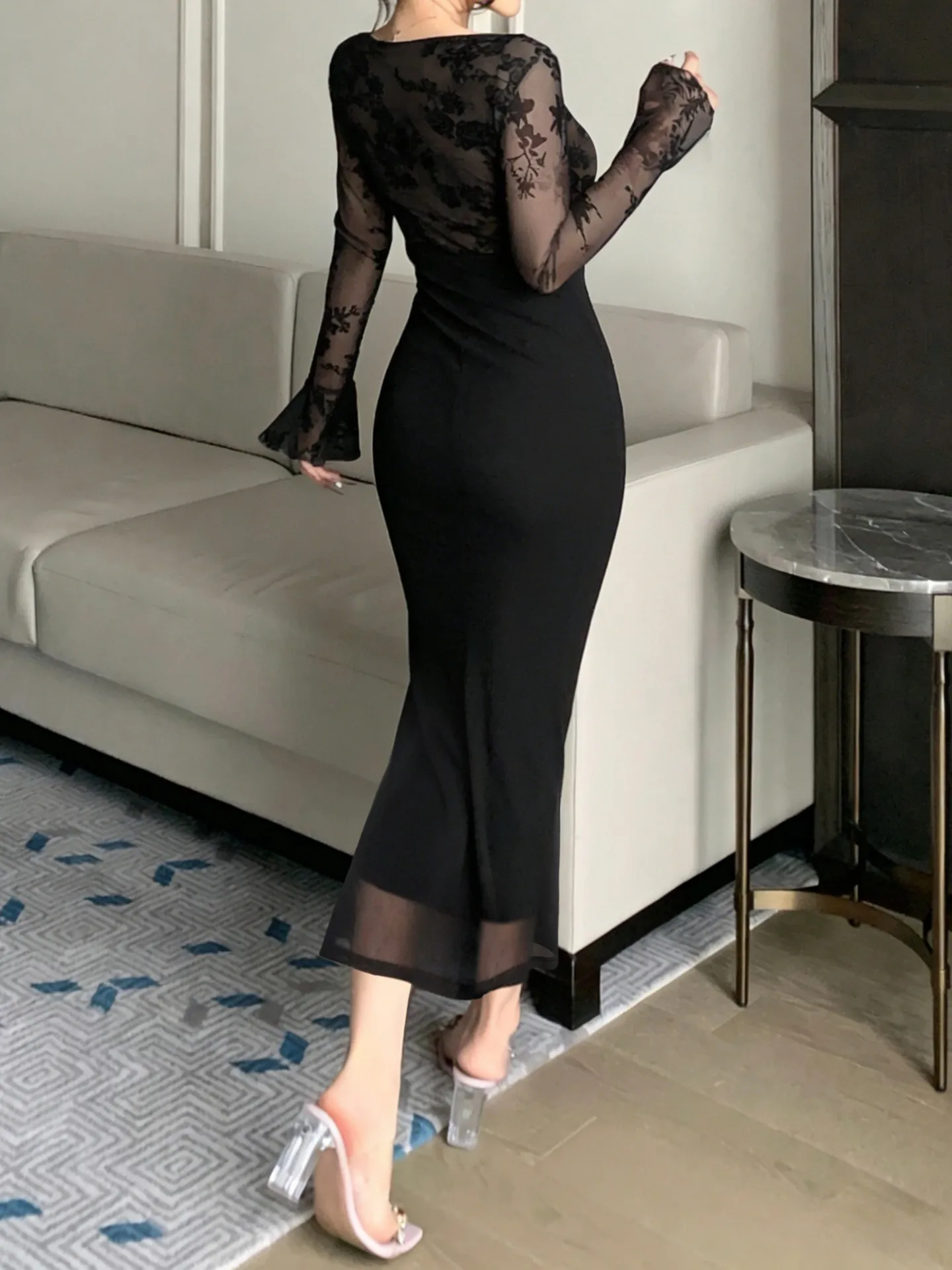 Sheer Bodycon Dress | Savana | Bestsellers