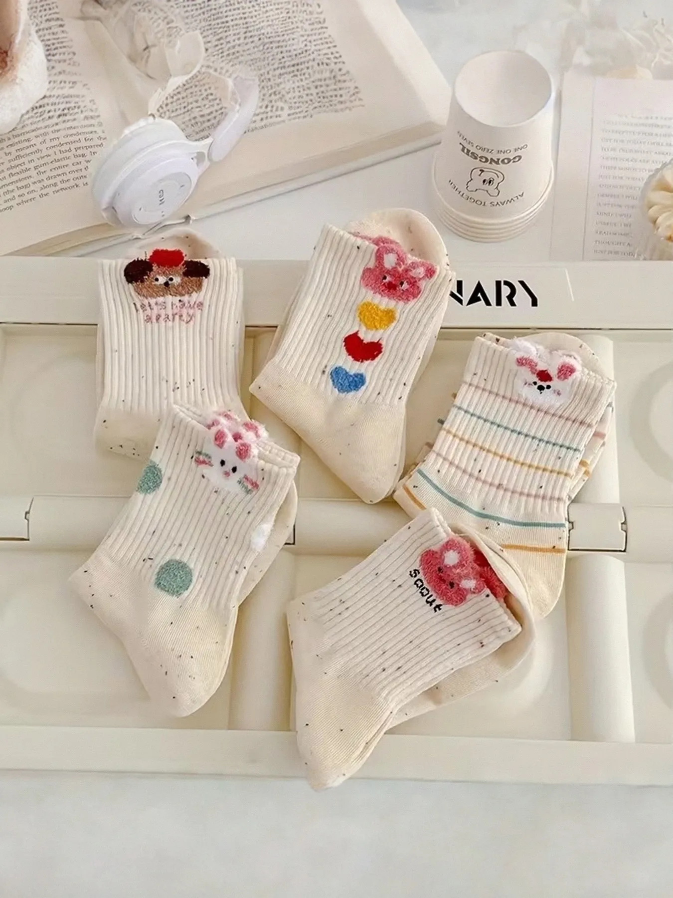 5Pairs Of Animal Print Sock | Savana | Bestsellers