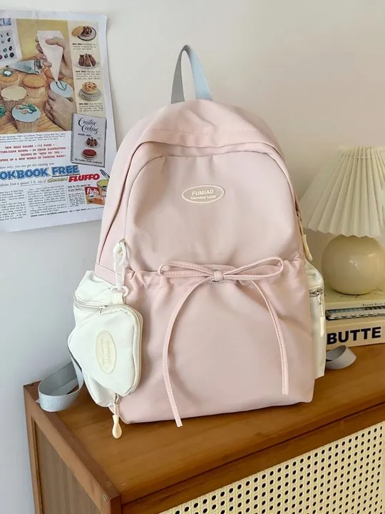 Bow Print School Backpack | Savana | Bestsellers