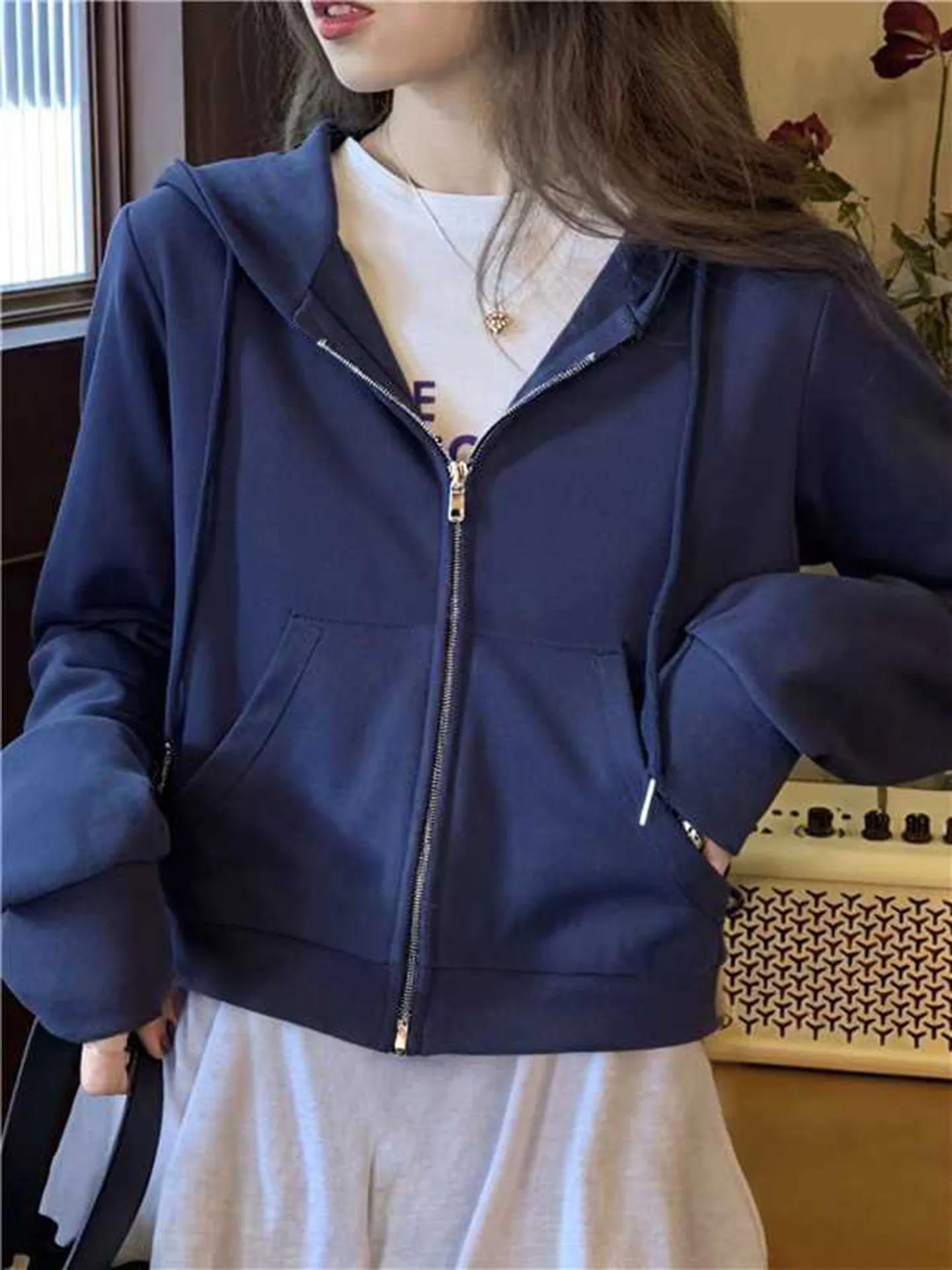 Pocket Zip Up Lightweight Hoodie | Savana | Bestsellers