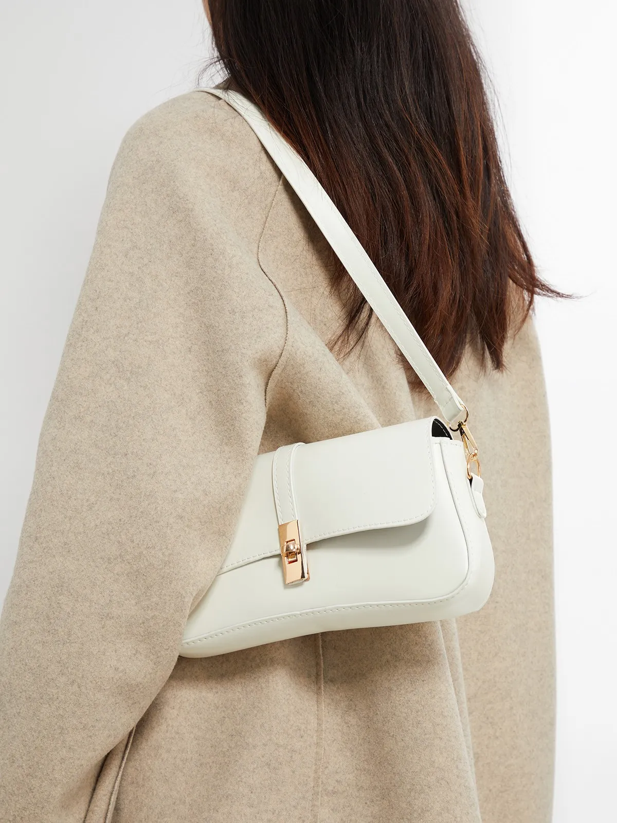 Solid Box Shoulder Bag | Savana | Bestsellers