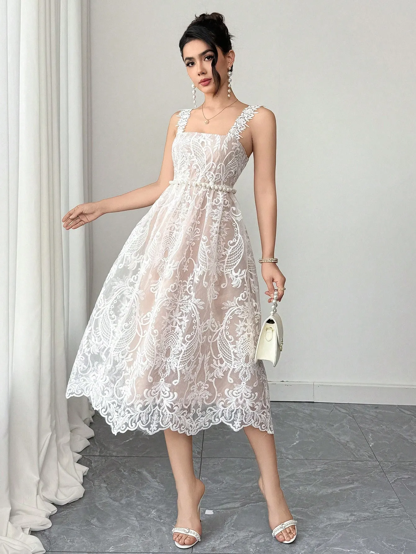 Sheer A-Line Dress | Savana | Bestsellers