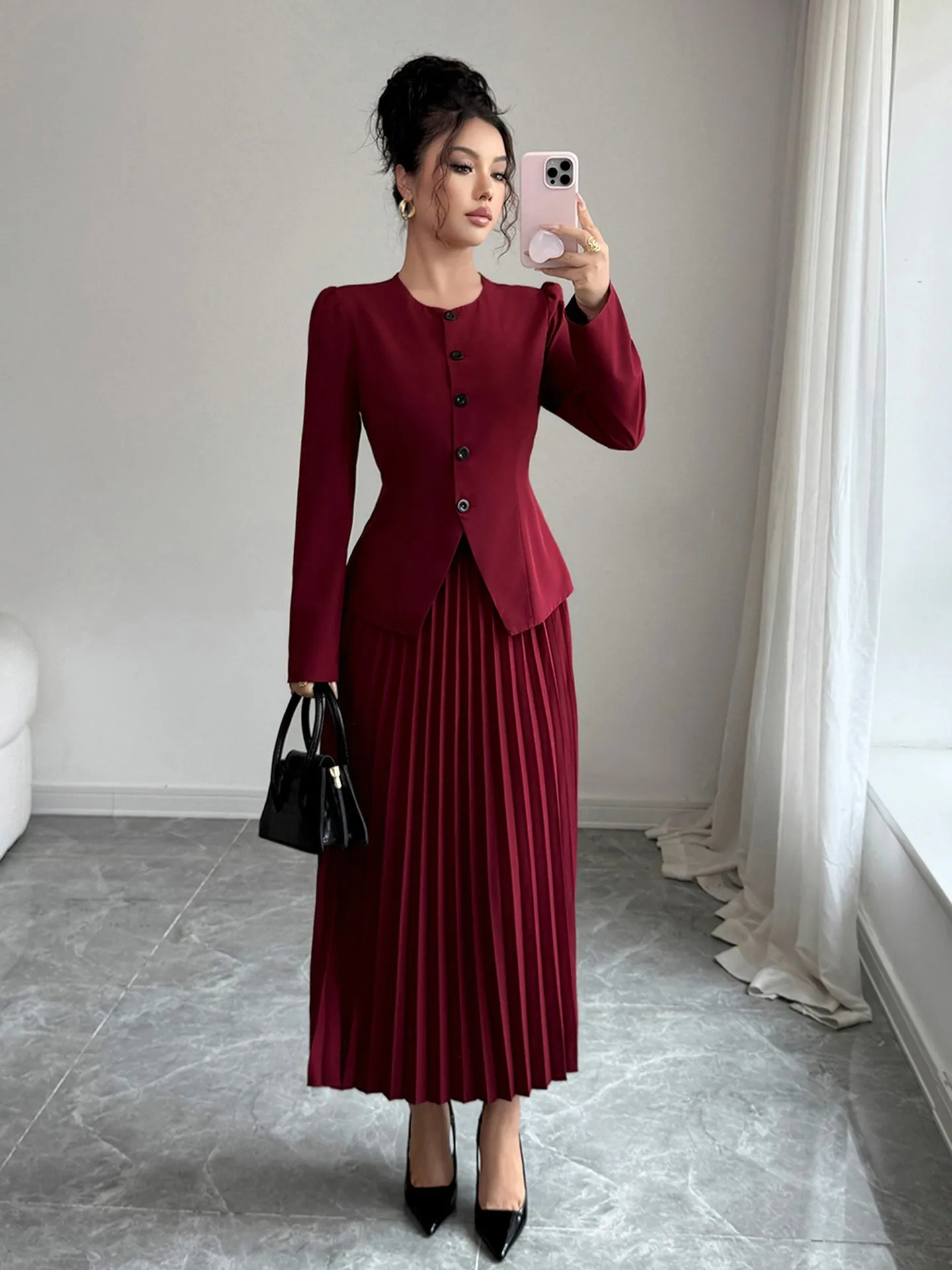 Pleated Co-ord Set | Savana | Bestsellers