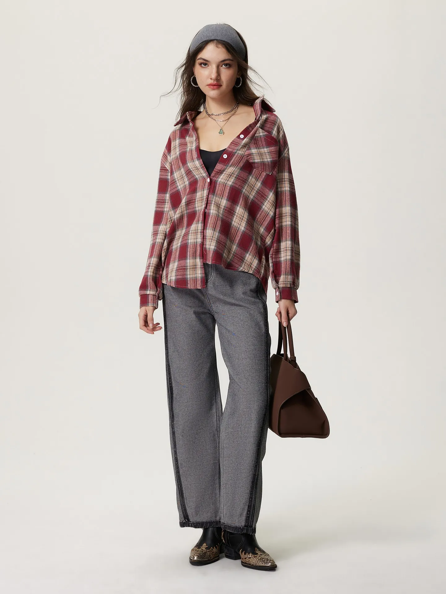 Colour Block Placket Blouse | Savana | Bestsellers