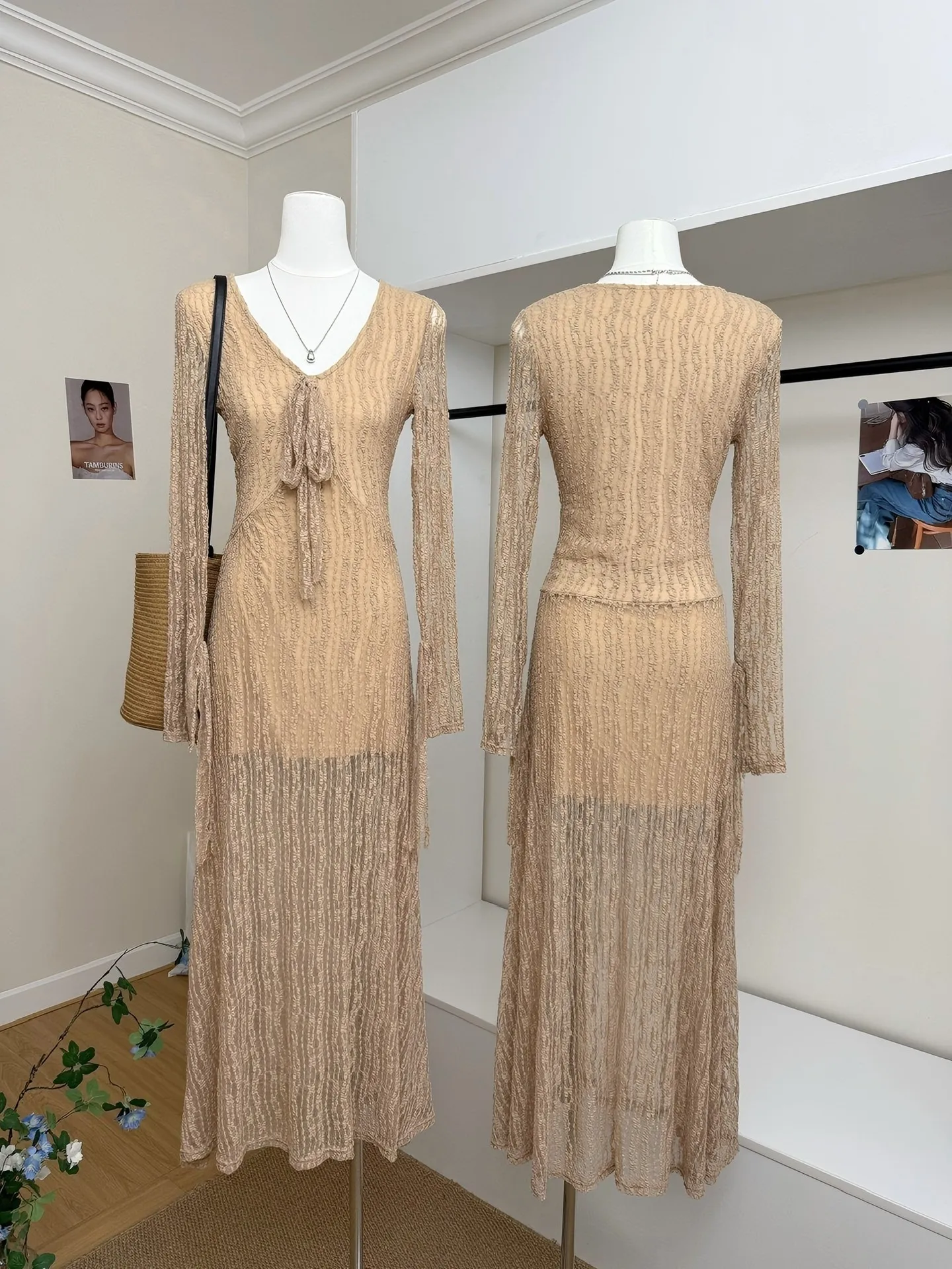 Sheer Bodycon Dress | Savana | Bestsellers