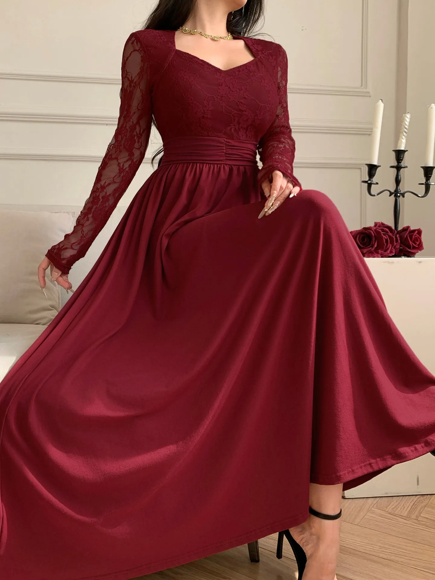 Sheer A-Line Dress | Savana | Bestsellers