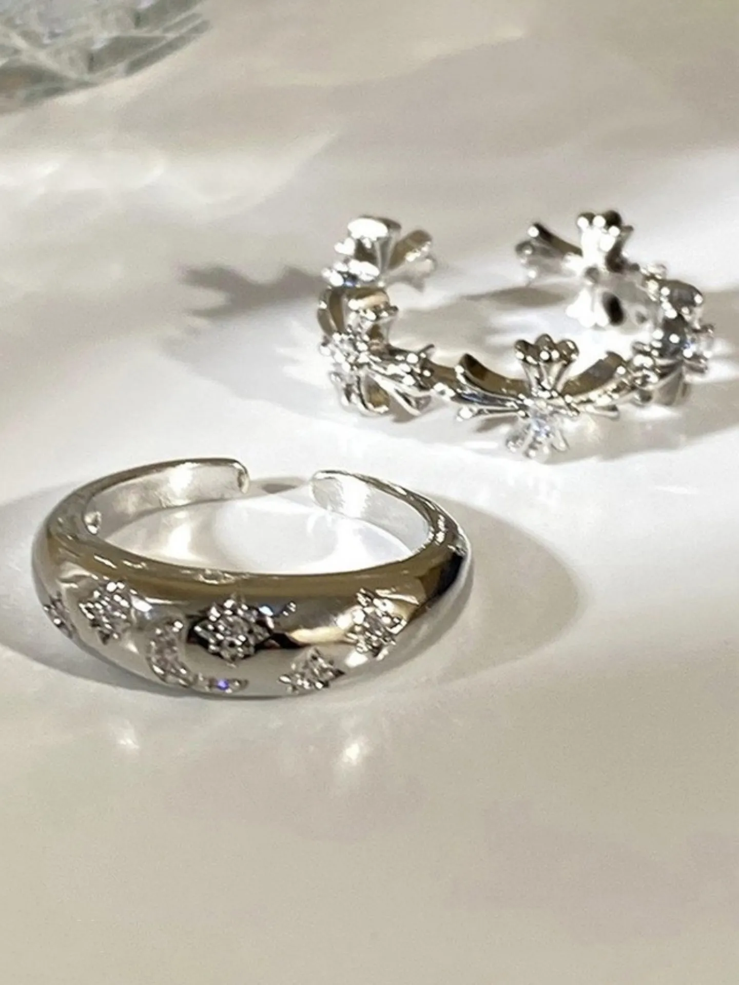 Rhinestone Ring Set | Savana | Bestsellers