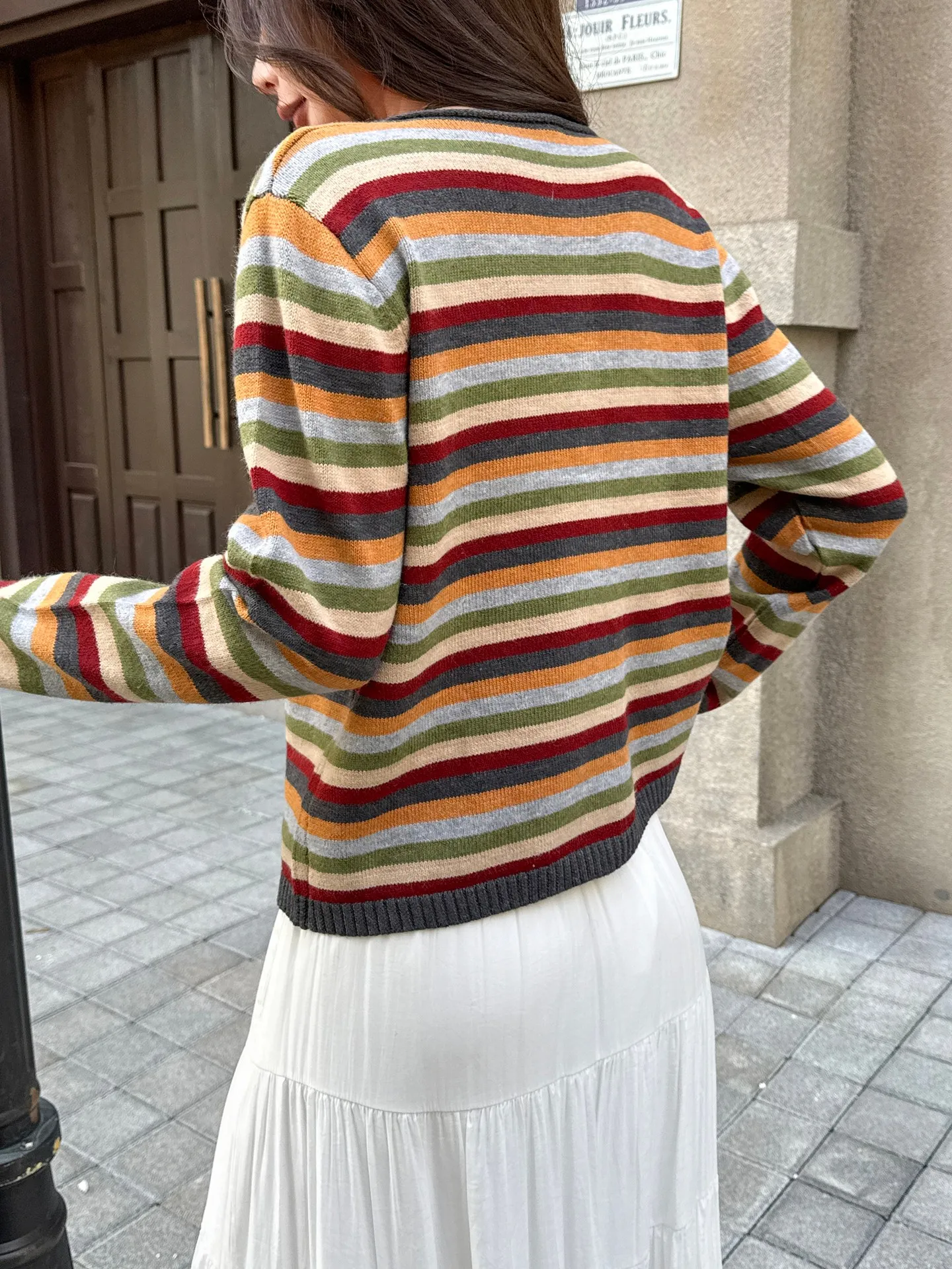 Contrast Knit Cardigan | Savana | Bestsellers