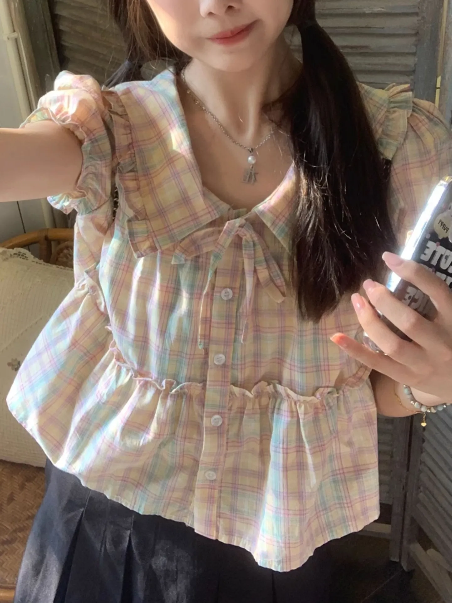 Ruffle Placket Blouse | Savana | Bestsellers