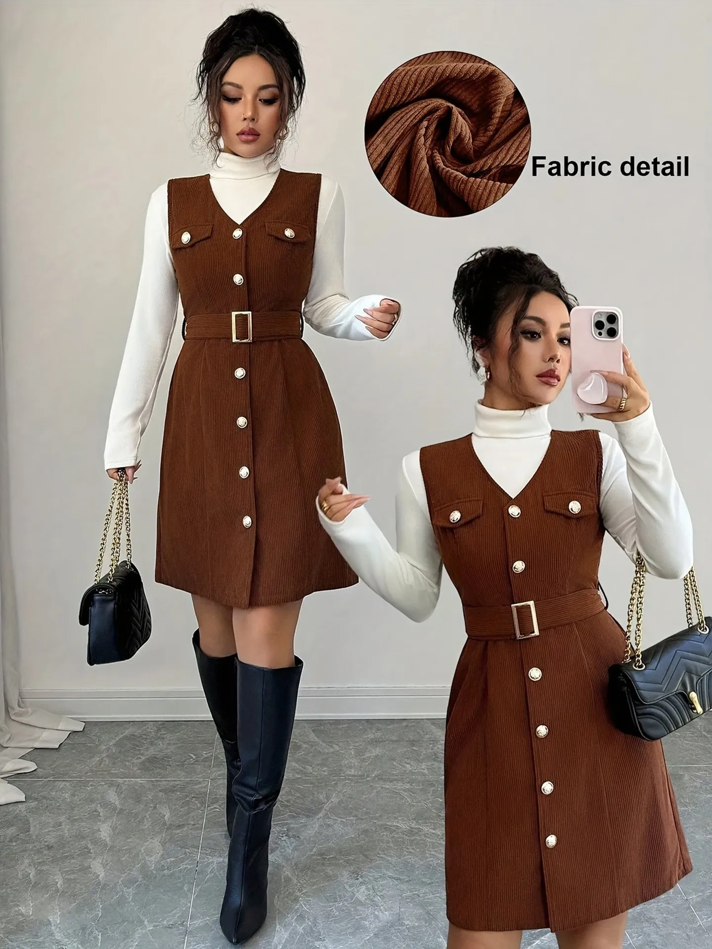 Button Tank Dress | Savana | Bestsellers