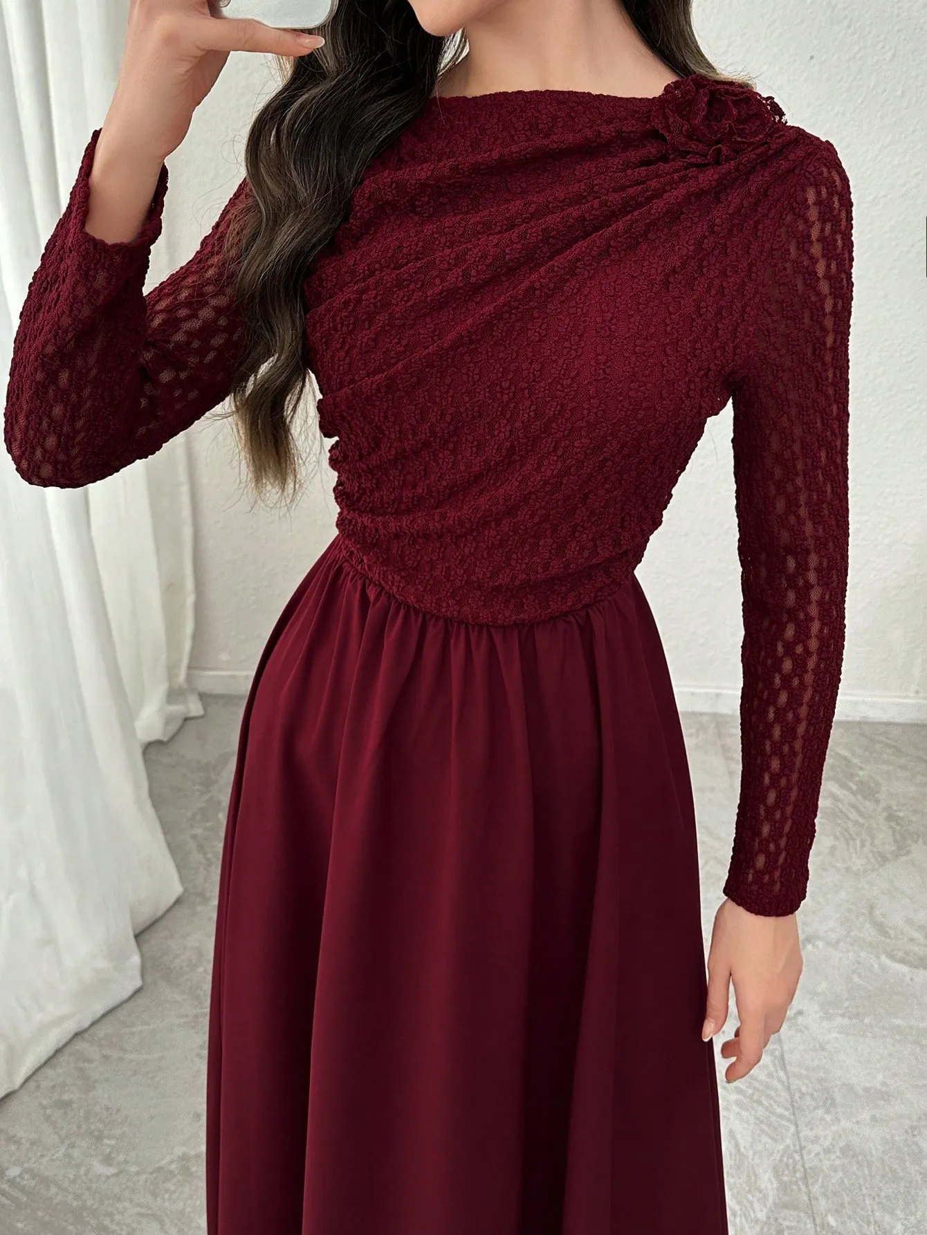 Sheer A-Line Dress | Savana | Bestsellers