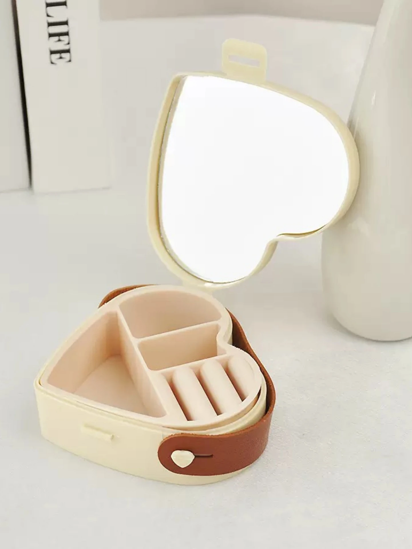 Heart Makeup Box With Mirror | Savana | Bestsellers