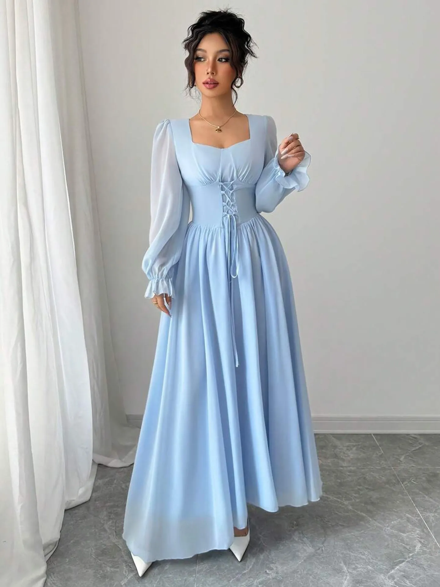 Drawstring A-Line Dress | Savana | Bestsellers