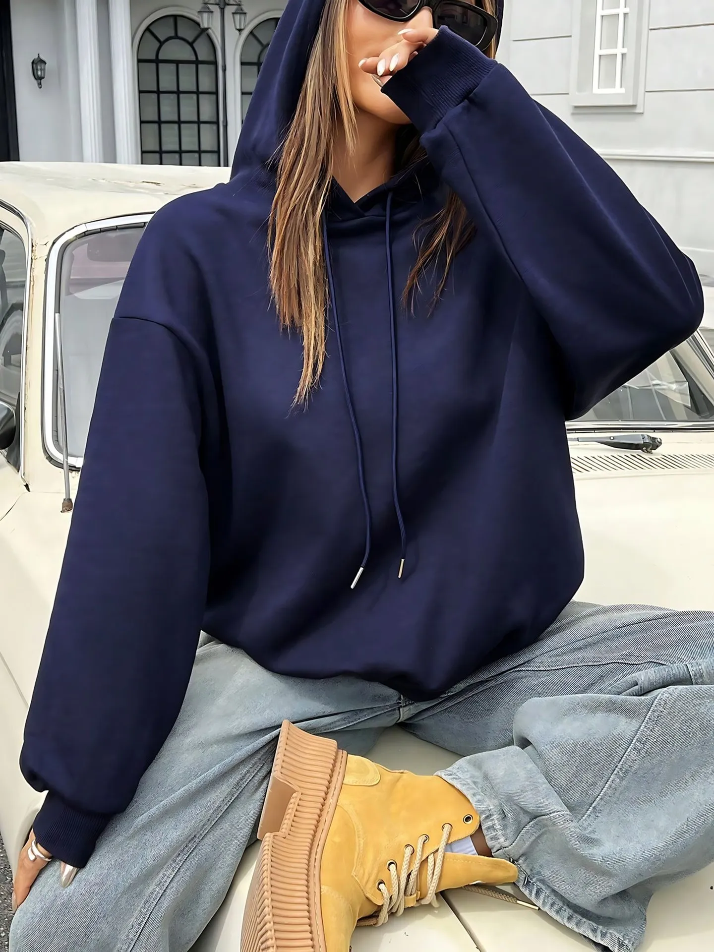Drawstring Pullover Sweatshirt | Savana | Bestsellers