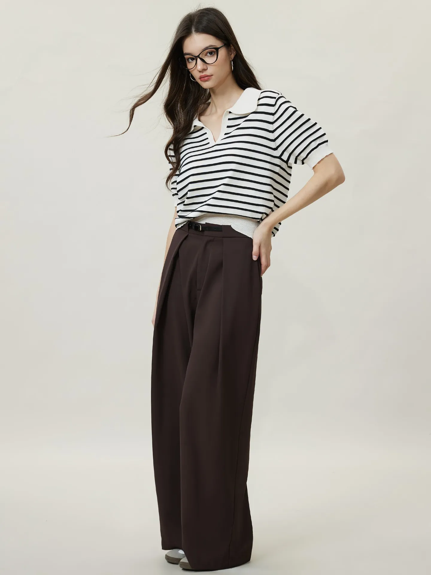 Patchwork Straight Leg Pants | Savana | Bestsellers