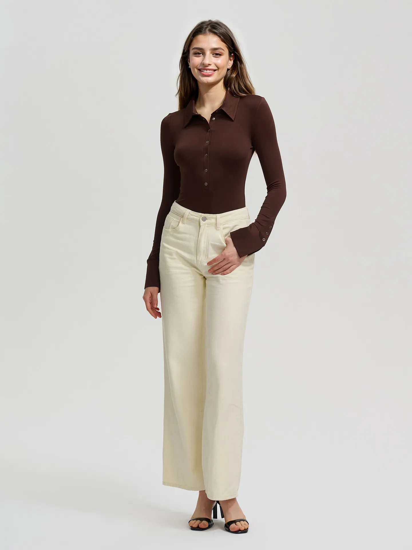 Buttoned Bodysuit | Savana | Bestsellers