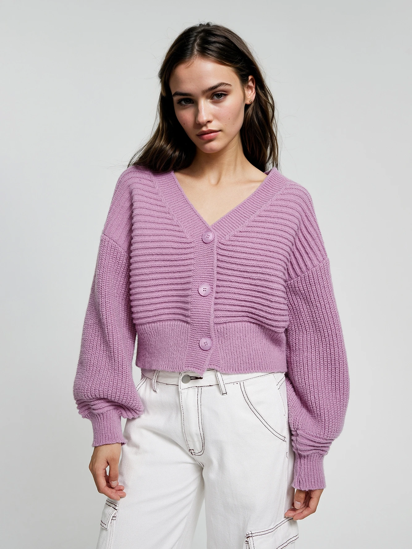 Buttoned Knit Cardigan | Savana | Bestsellers