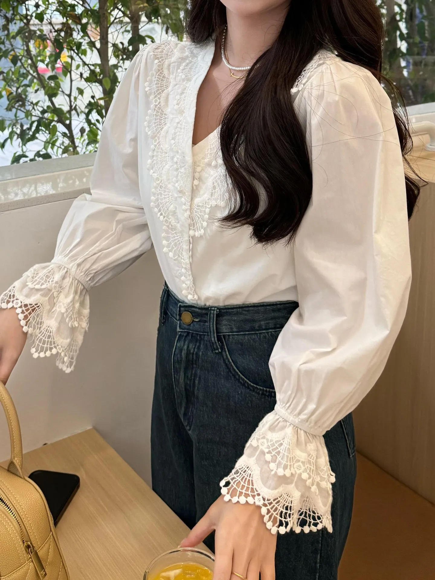 Ruffle Placket Blouse | Savana | Bestsellers