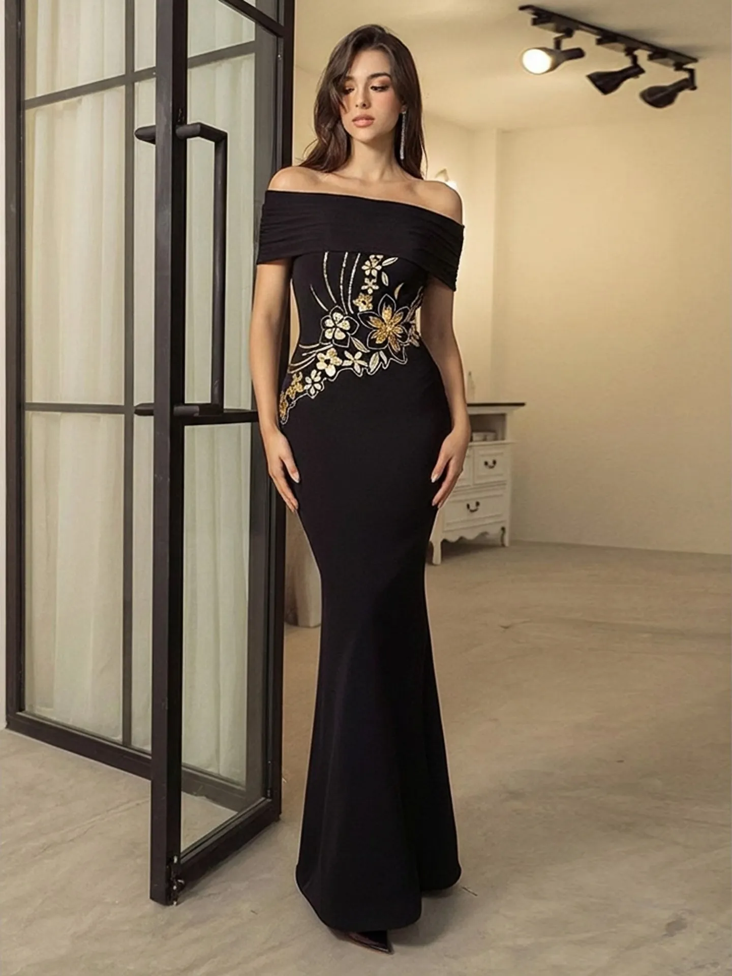 Embroidered Fishtail Dress | Savana | Bestsellers